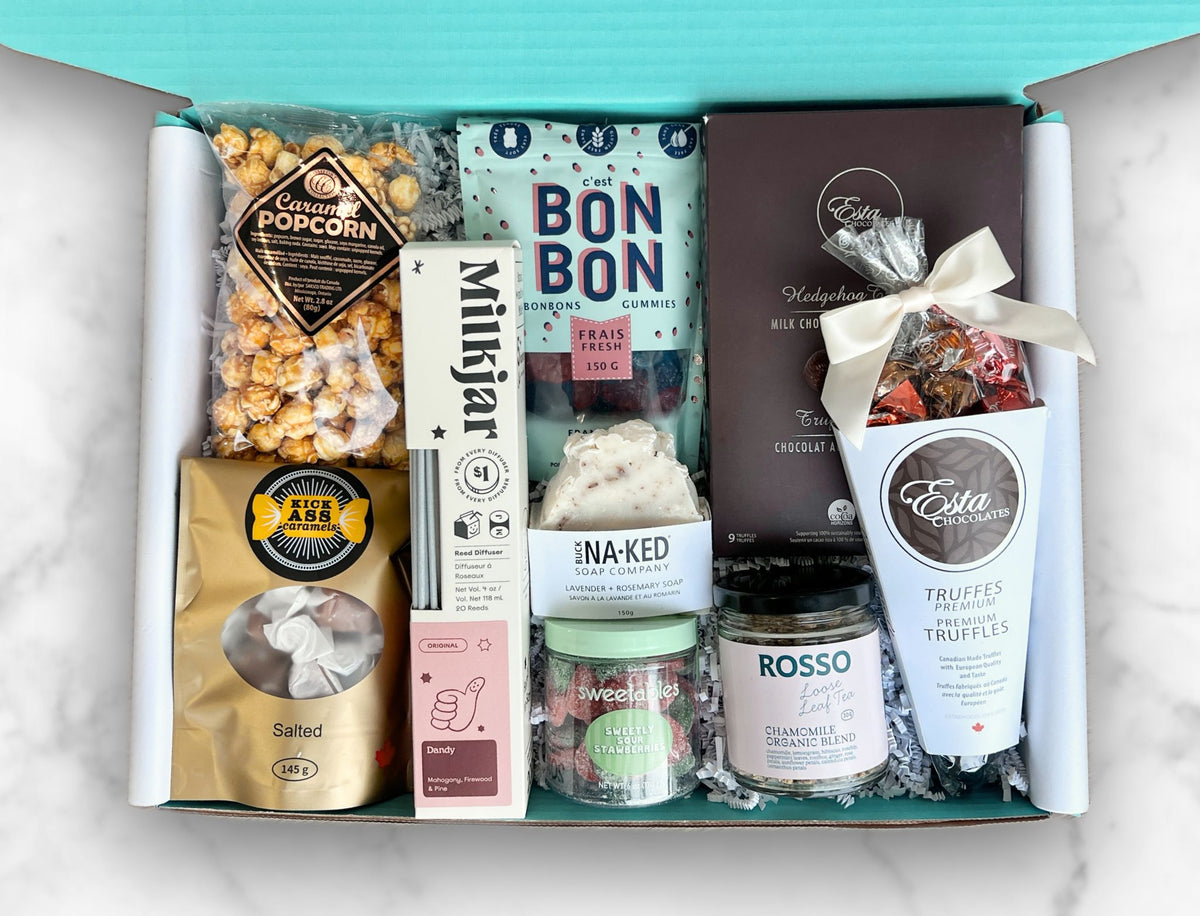 Sweet Celebration Basket – Skip The Flowers Inc.