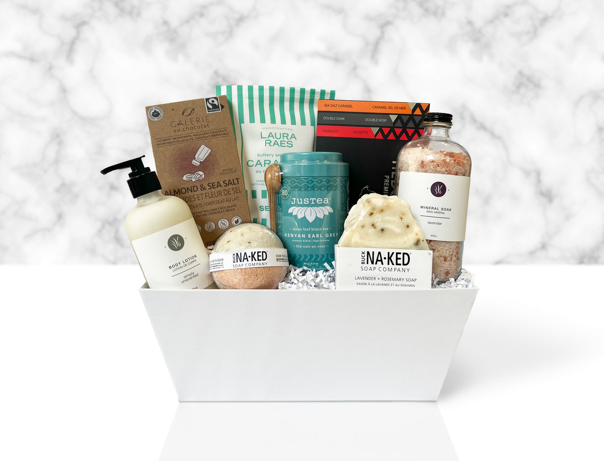 Spa Treat Basket – Skip The Flowers Inc.
